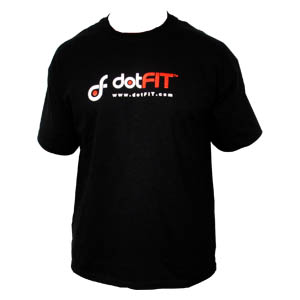 dotFIT t-shirt, black, large