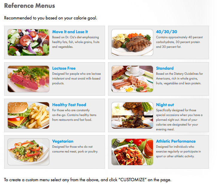 Do you have meal plans already put together?